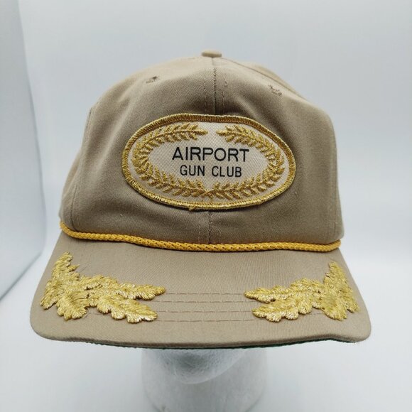 Unbranded | Accessories | Airport Gun Club Hat Tan Yellow Strapback ...